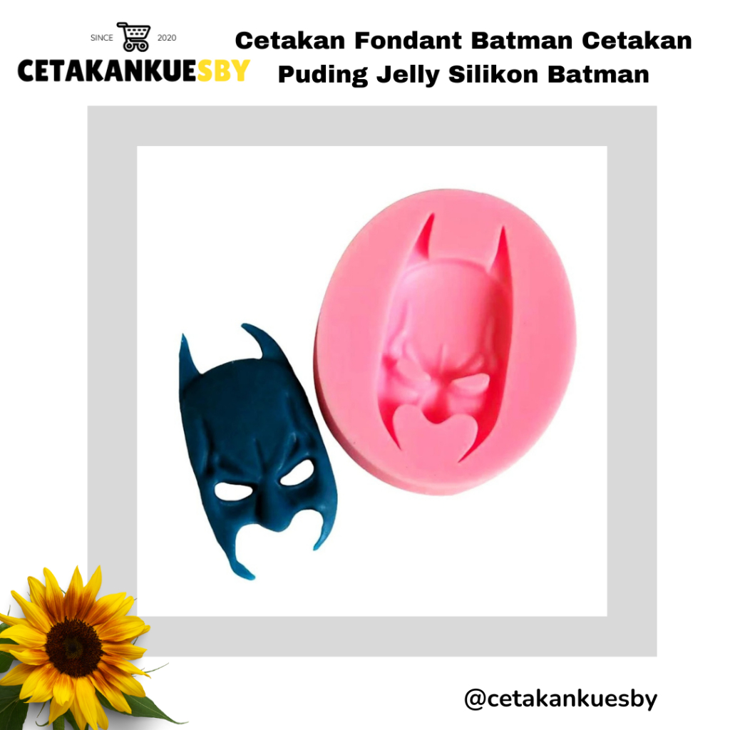 [CKS] Batman Fondant Mold Batman Silicone Jelly Pudding Mold | Shopee ...