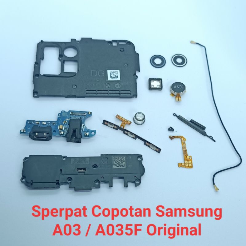 TOMBOL MESIN Sperpat Original Copotan Samsung A03 / A035F Buzer ...