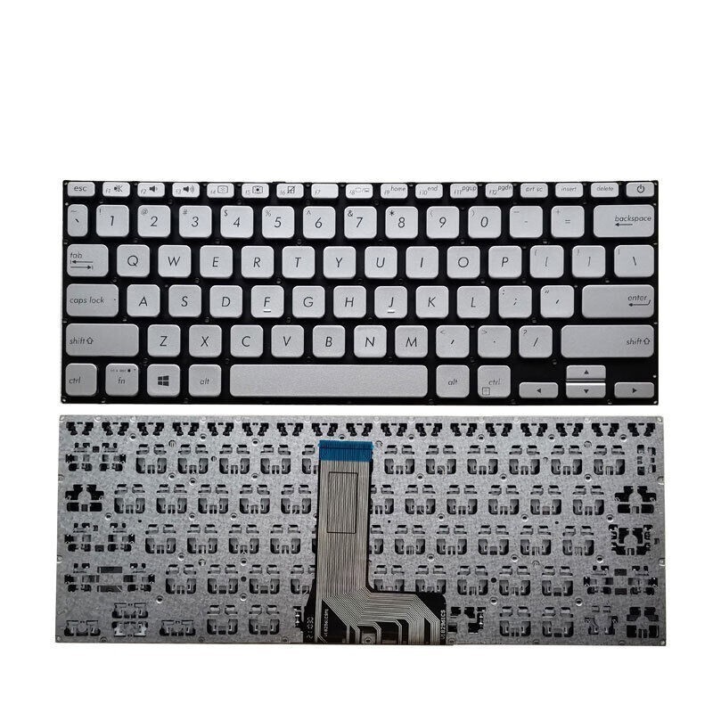 Asus A409 X409 A416 P1410 X415 SILVER KEYBOARD | Shopee Malaysia