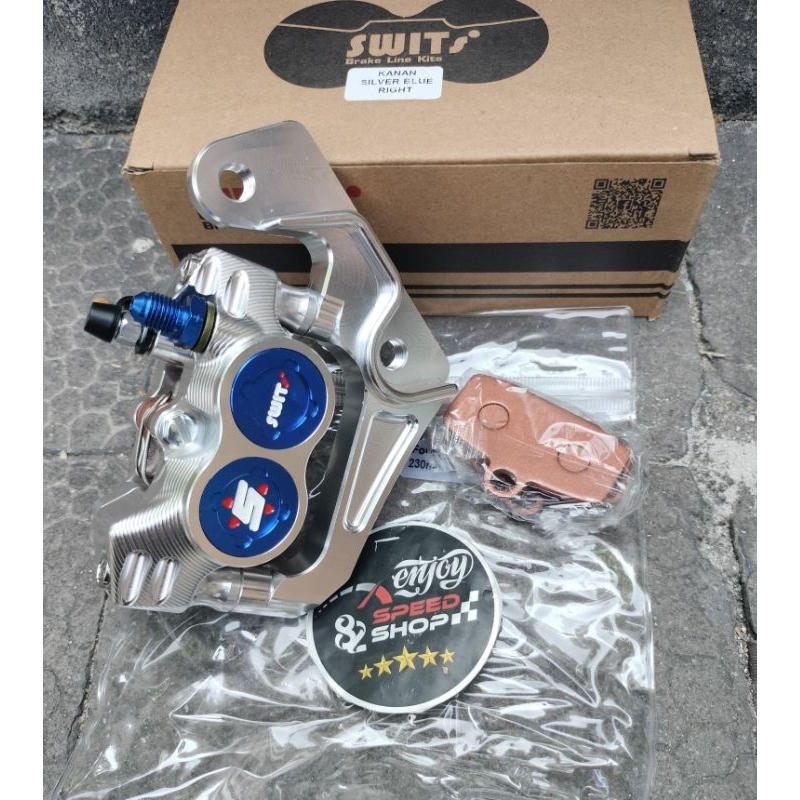 Cnc Bracket Plus 4P Caliper Switch formula Coin Motor Yamaha Aerox 155 ...