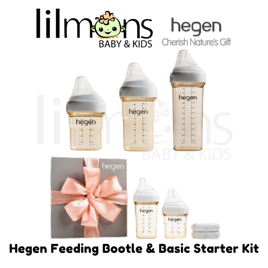 Hegen Feeding Bottle Basic Starter Kit PPSU | Lilmons | Shopee Malaysia