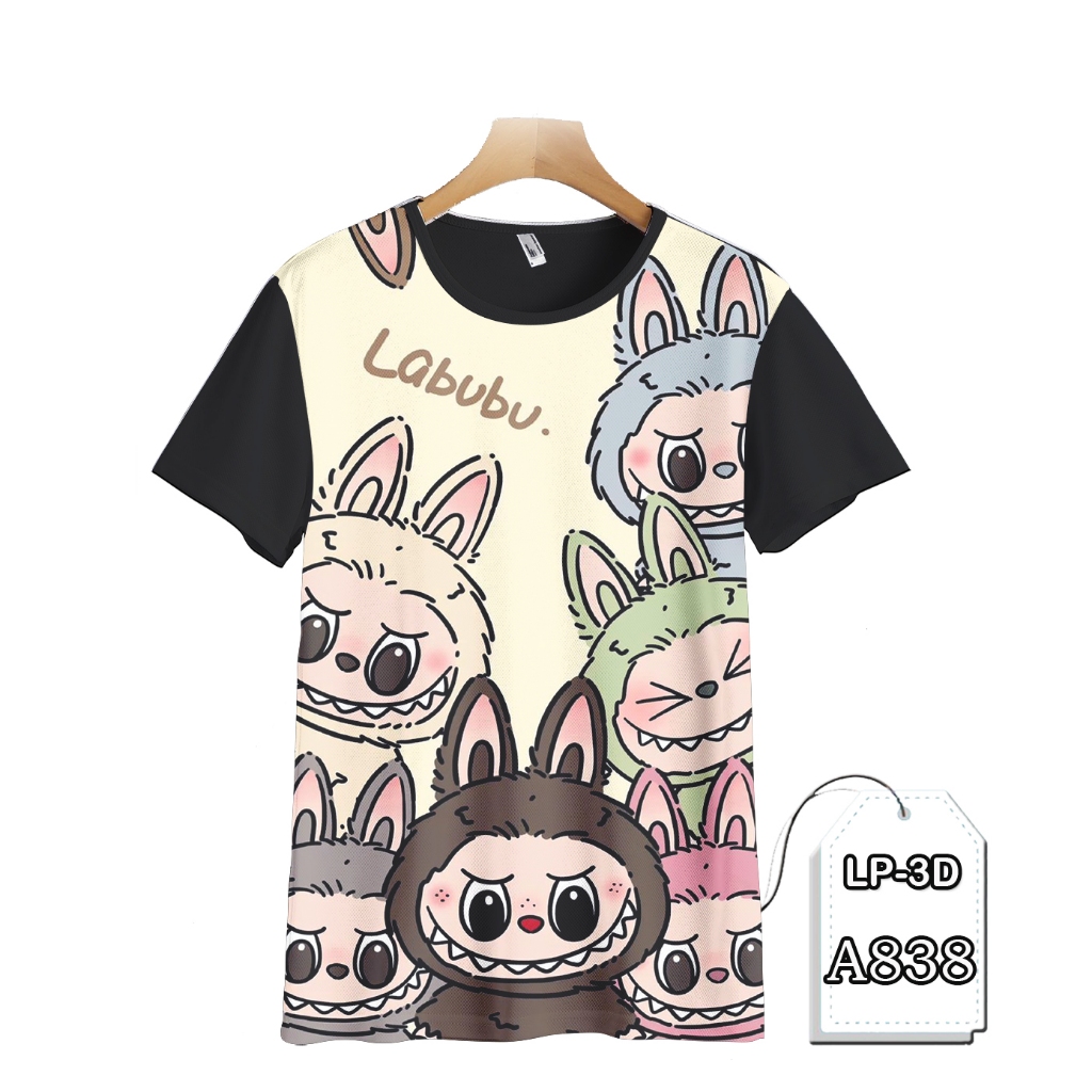 Labubu The Monster Clothes Children's T-shirts with Trendy Doll Images ...