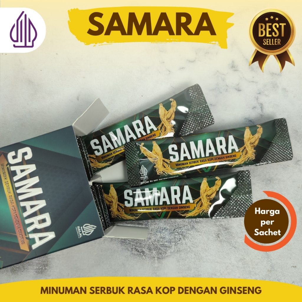 Samara Coffee Flavored Powder Drink with Ginseng - 1 Sachet | Shopee ...
