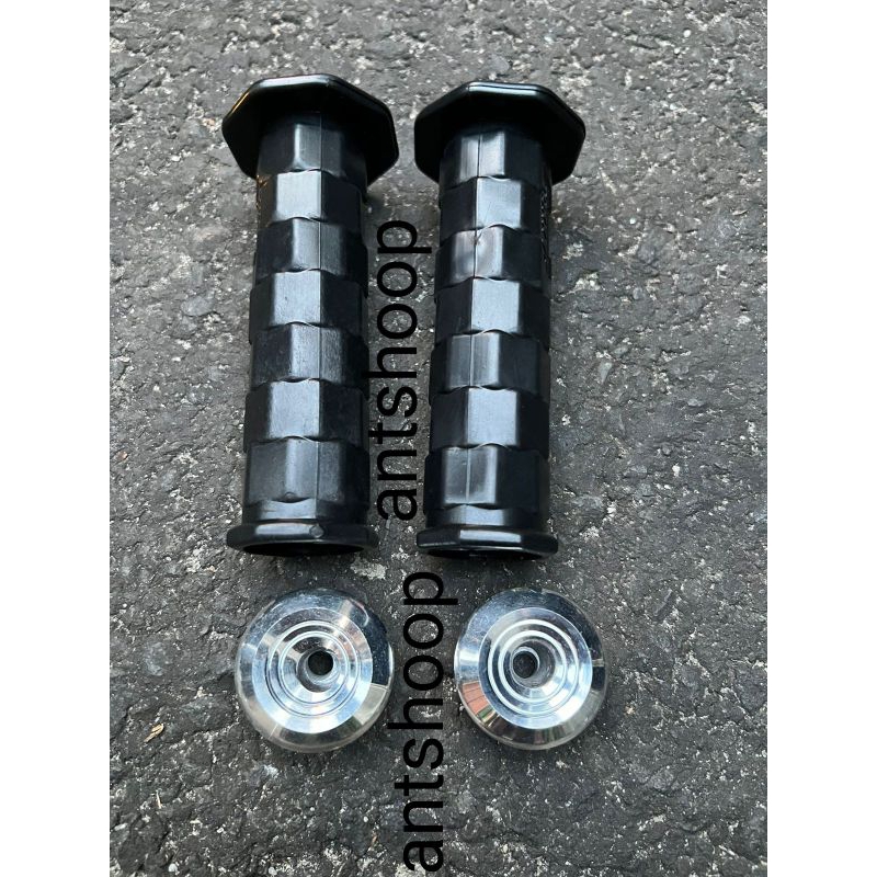 HANDGRIP HANFAT GRIP OCTAGON MODEL SET LEFT RIGHT PLUS HANDLEBAR TRACK ...