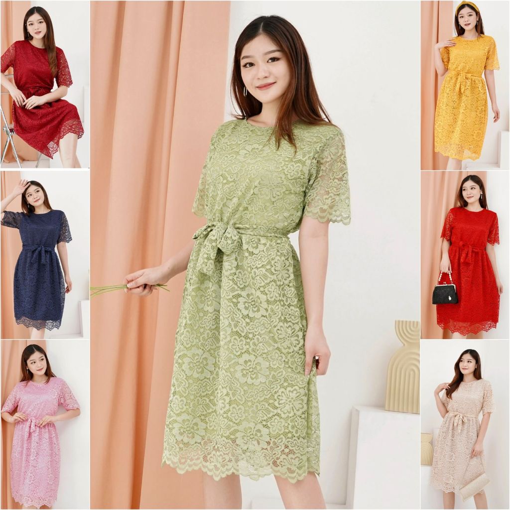 (QWE) Melisa Corneli Thick Dress+Belt/Chinese New Year Church Christmas ...