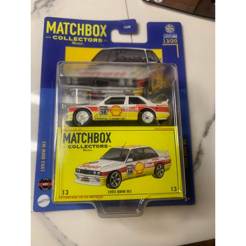 PUTIH Matchbox COLLECTORS 1993 BMW M3 SHELL White MBX DIECAST | Shopee ...