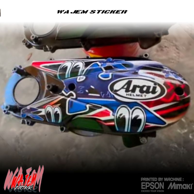 Transparent STRIPING STICKER CVT UNIVERSAL ARAI MODEL | Shopee Malaysia