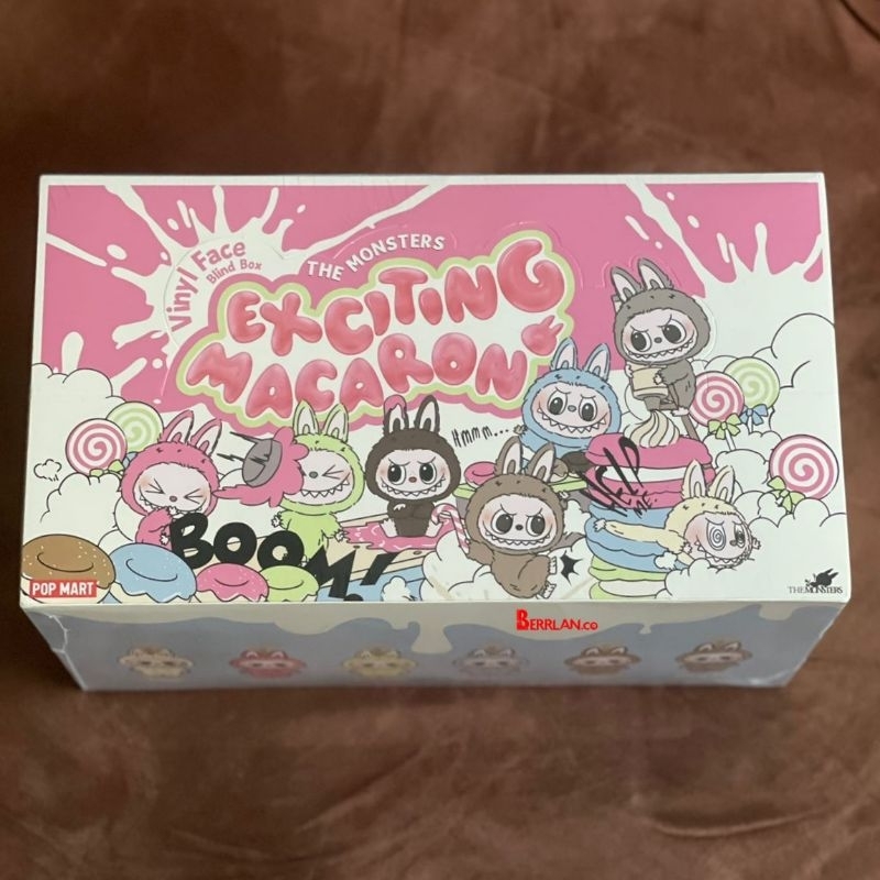 Pop Mart Labubu The Monster Tasty Macarons Vinyl Face Box Set Blind Box ...
