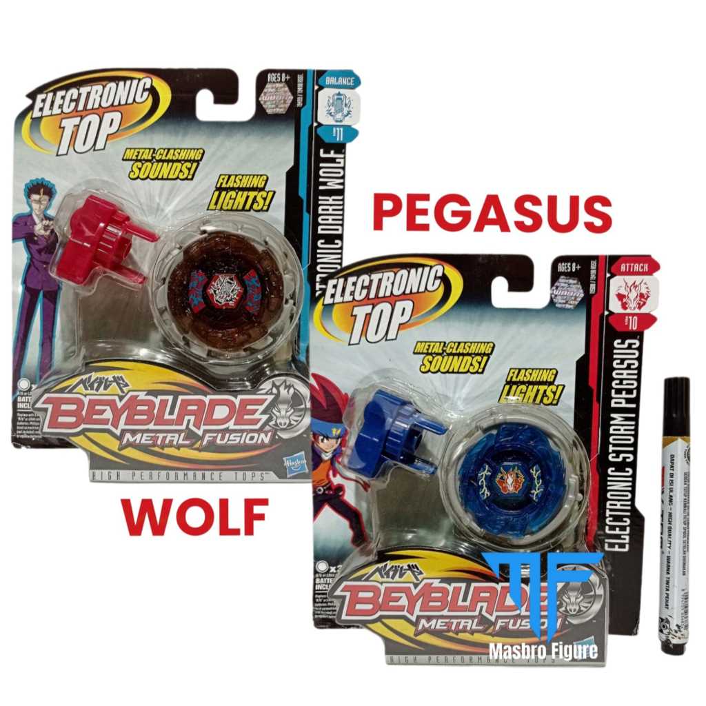 Hasbro Gangsing Beyblade Metal Fusion Electronic Storm Pegasus | Shopee ...