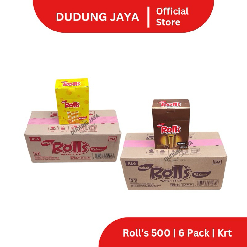 Richeese NABATI WAFER STICK ROLLS CHEESE ROLLS CHOCOLATE NABATI ROLLS ...