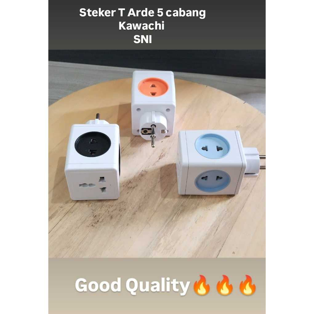 PUTIH White 5 Hole Multi-Purpose Plug / Socket / multi-purpose plug ...