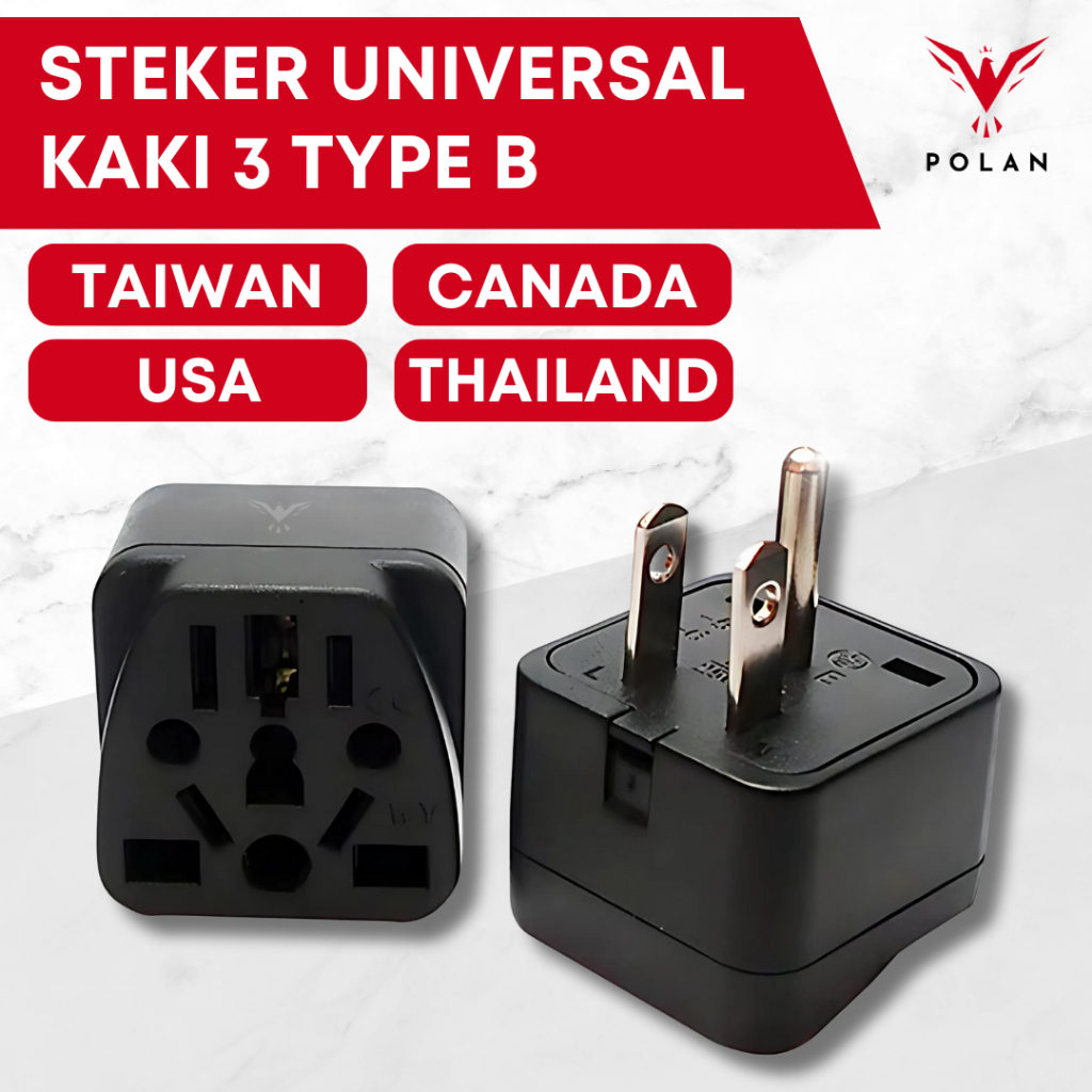 Usa Type B Converter ADAPTER Plug Socket Power Plug Japan Canada TAIWAN ...