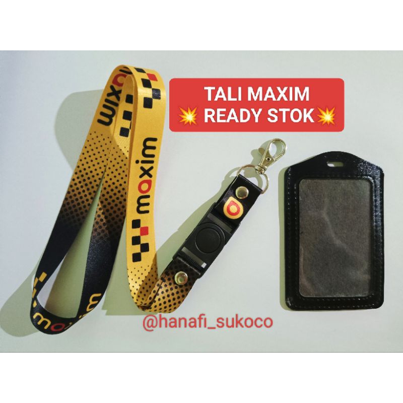 Strap id card Maxim Lanyard printing Unit | Shopee Malaysia