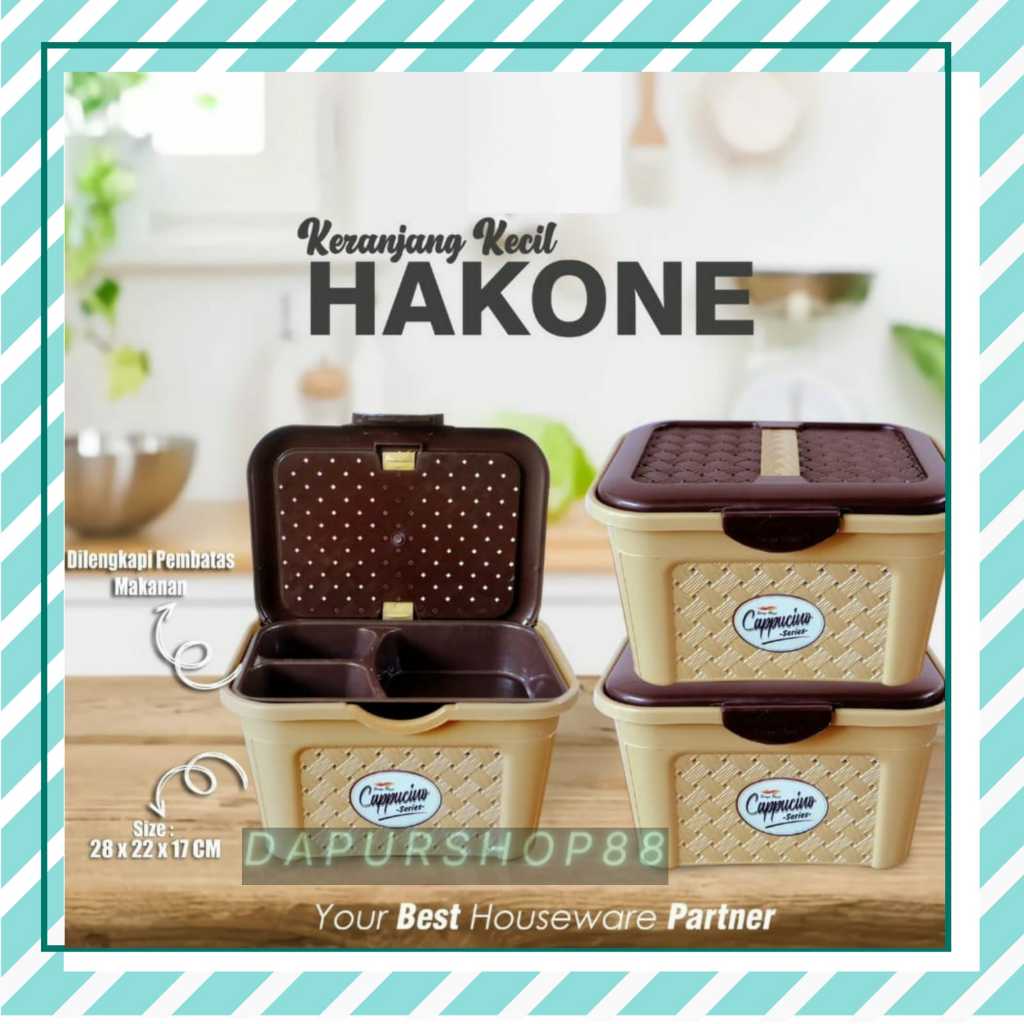 Hakone CAPPUCINO Box BASKET/HAKONE Food Holder With Dividers ...