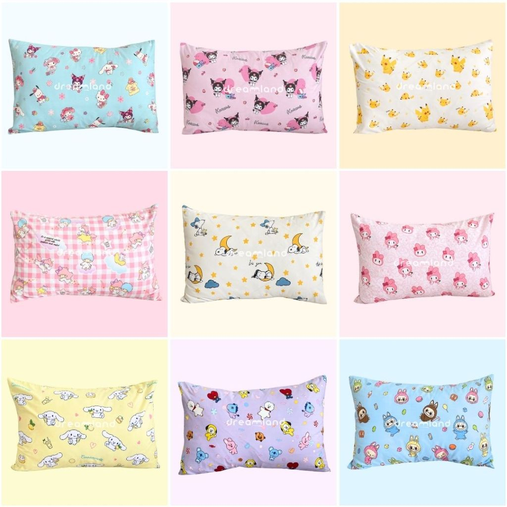 KATUN Dreamland | Pillow case | Korean Cotton / CVC Motif | Labubu ...