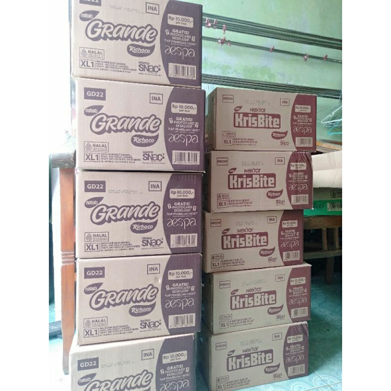 [1 DUS] Nabati x Aespa Krisbite / Grande Contains 12 Boxes with ...