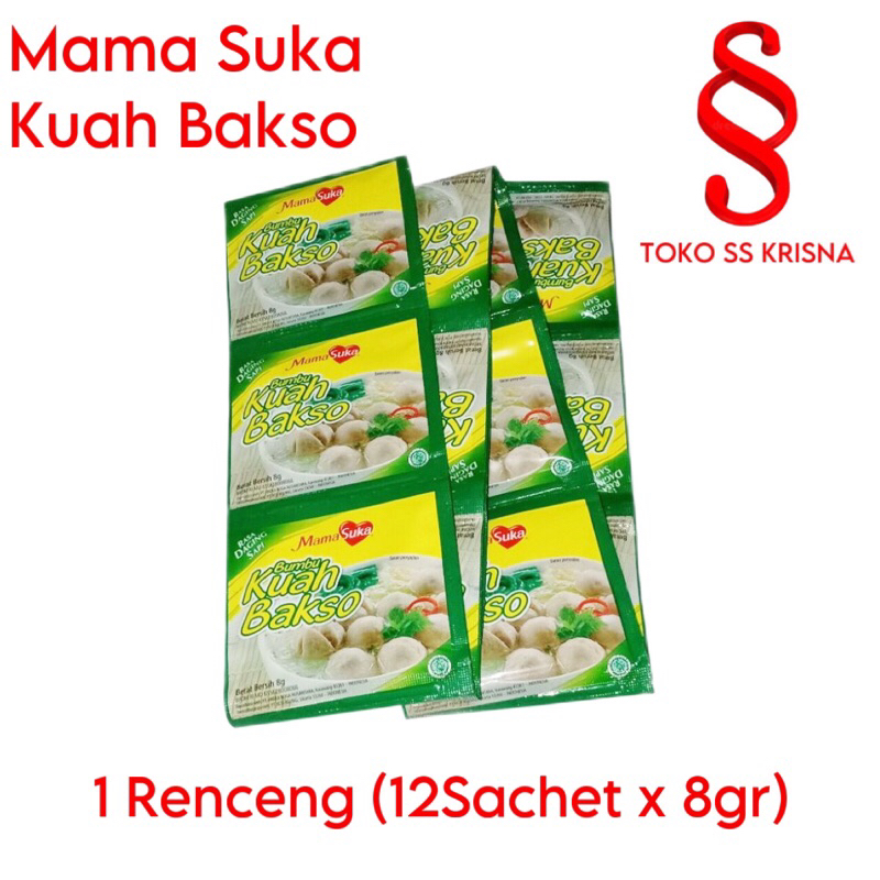 Mamasuka Rencengan Meatball Sauce (12 sachets x 8g) | Shopee Malaysia