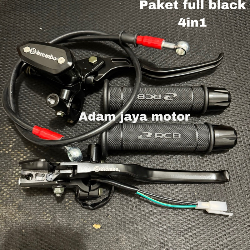 4in1 Master Brake Package Oval Glass Tube + RCB HG55 Handgrip + CNC ...