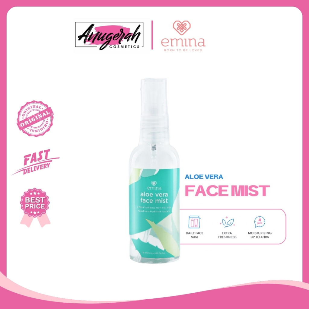 Emina Face Mist Aloe Vera 60ml | Shopee Malaysia