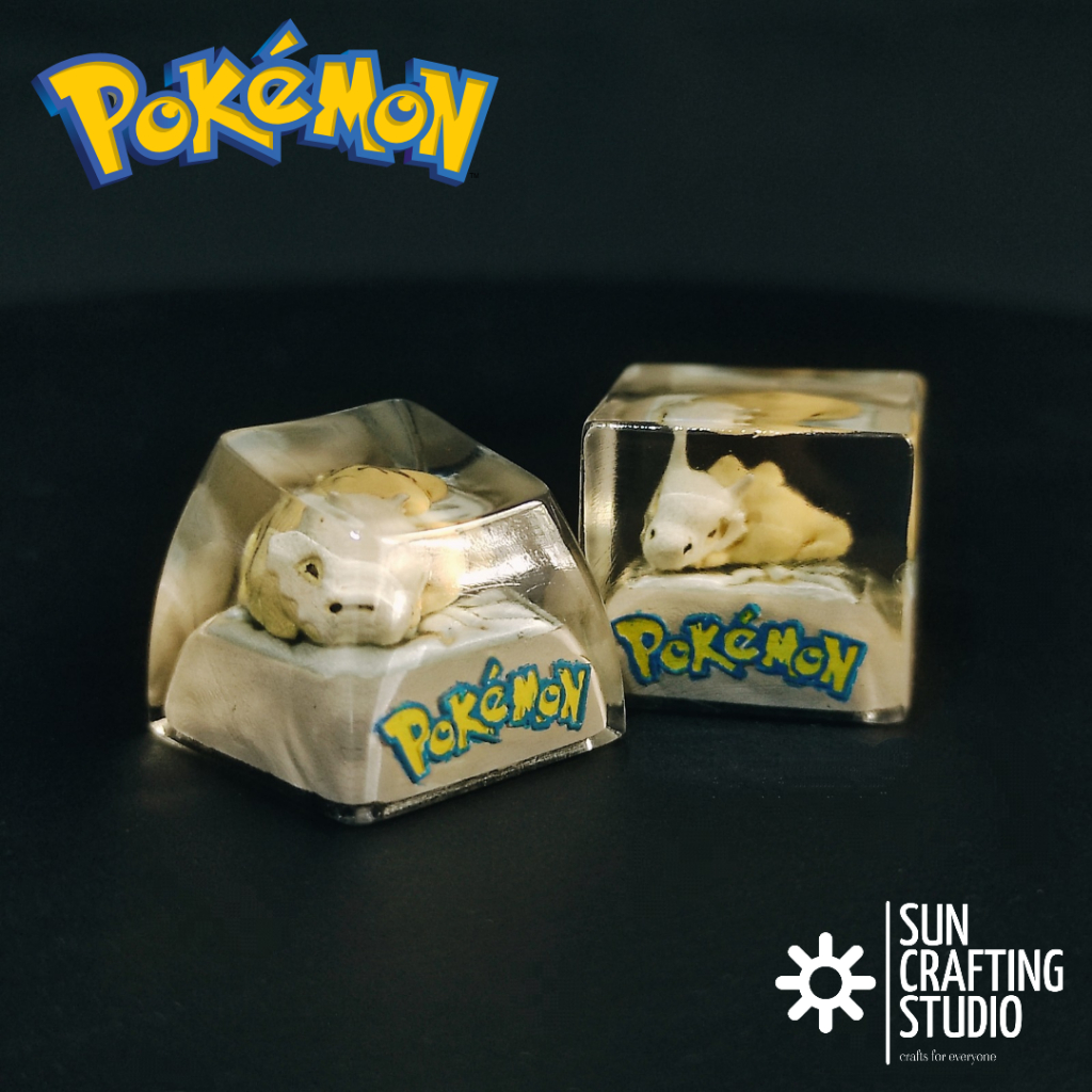 Artisan Keycap Pokemon Custom Keyboard Keycaps Anime Sleeping Cubone ...