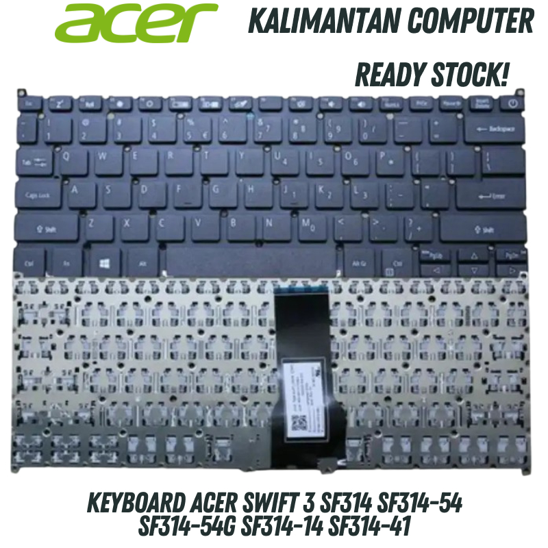 Keyboard Acer Swift 3 SF314 SF314-54 SF314-54G SF314-14 SF314-41 ...