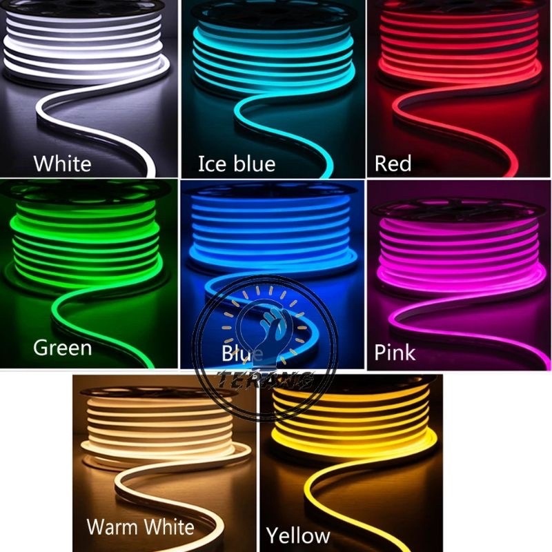 Neon Flex Light Package 220v 5meter Led Flexible Hose 220v Color Neon ...