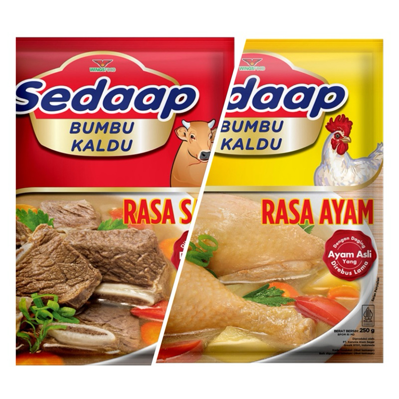 Delicious Broth Seasoning with Chicken and Beef Flavor, 250 g package ...