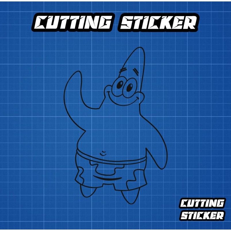 PATRICK STAR Sticker - spongebob | Shopee Malaysia