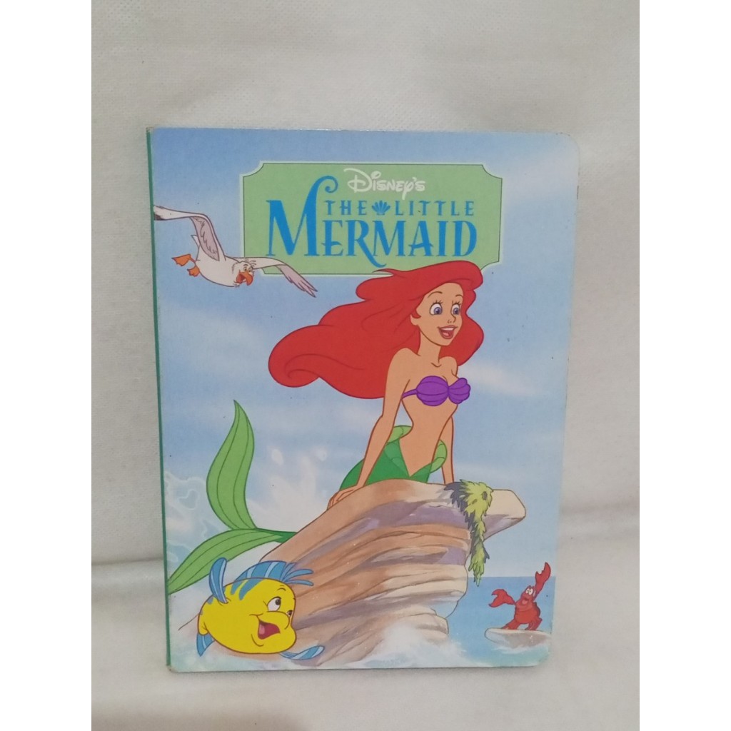 Disney The Little Mermaid book. Card Board Book | Shopee Malaysia