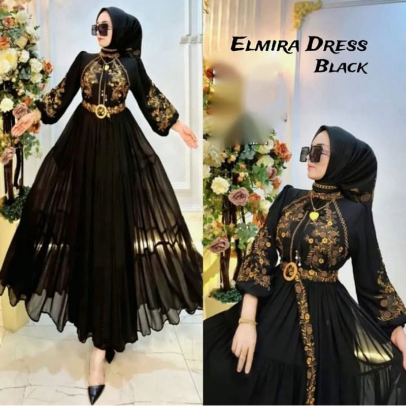 Shr Women's Gamis Dress Embroidered Ceruty Babydoll Material Latest ...