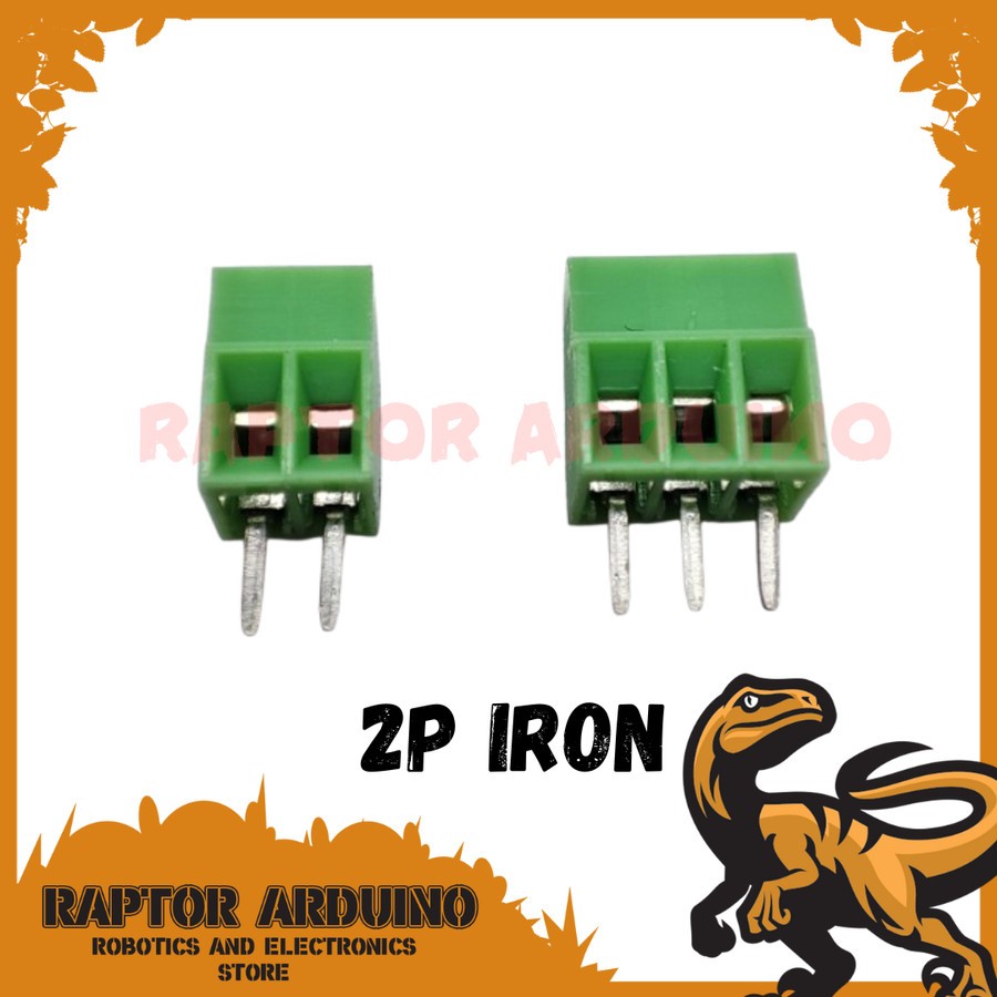 Kf128-2p pitch 2.54mm PCB Screw Terminal Block Connector Block Connector | Shopee Malaysia