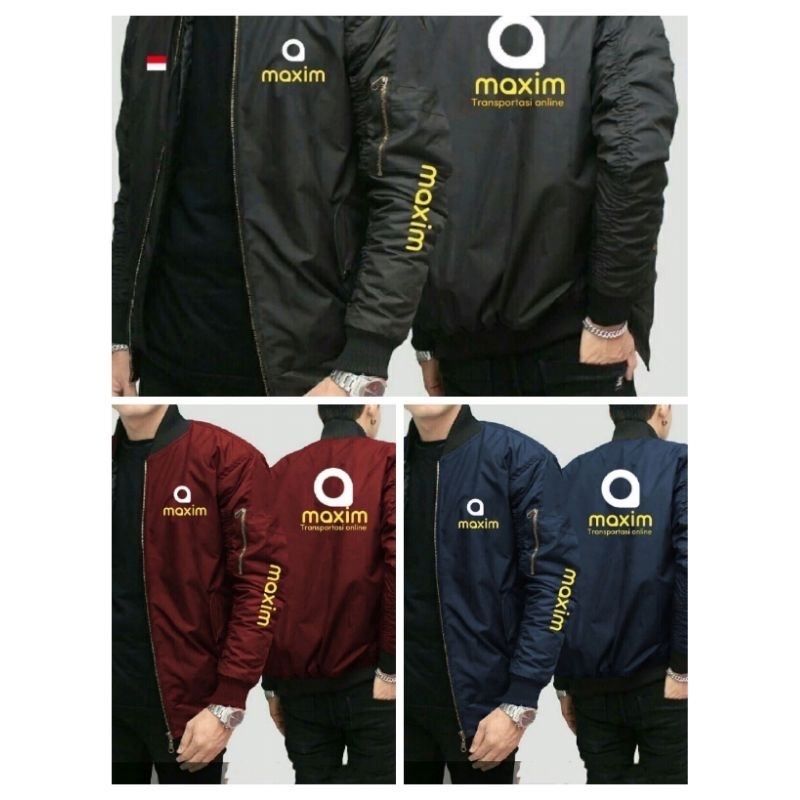Motorcycle BOMBER, MAXIM BOMBER Jacket, Screen Printing Jacket, DRIVER ...