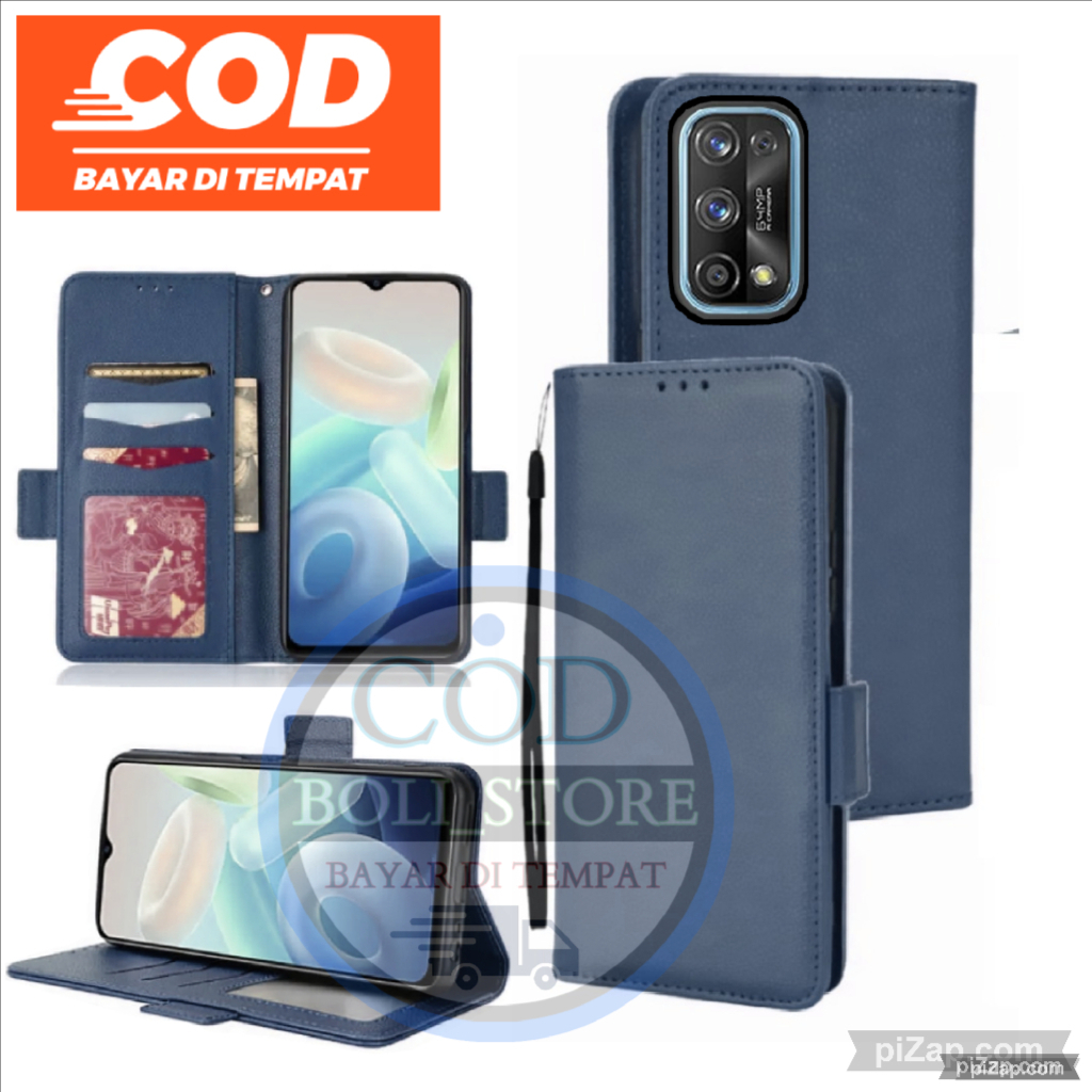 Hp CASE OPPO A74 5G FLIP LEATHER CASE - CASING WALLET-FLIP COVER ...