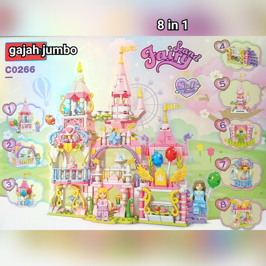 Princess Castle Dreamworks Blocks Palace Block Girls | Shopee Malaysia