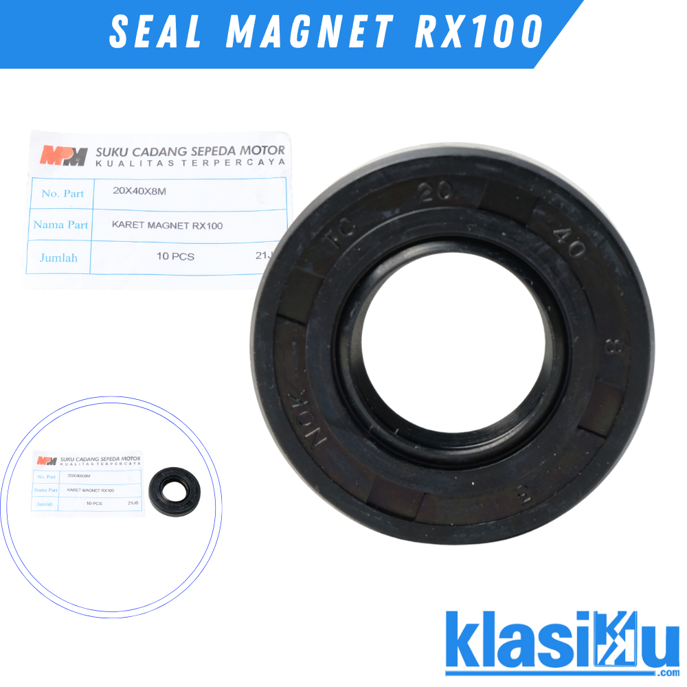 Yamaha Rx 100 L2g L2sn Rs 100 Dt 100 MPM Crutches Magnet Seal | Shopee ...