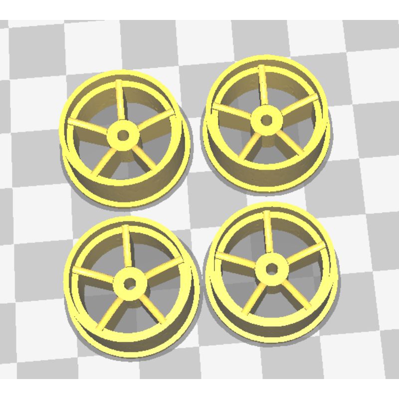 Tamiya 5 finger Rim/velg diameter 20.5 axle through | Shopee Malaysia