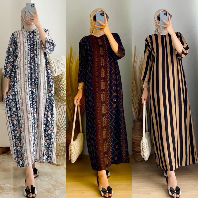 New DASTER WITH 3/4 HAND MOTIF | Shopee Malaysia