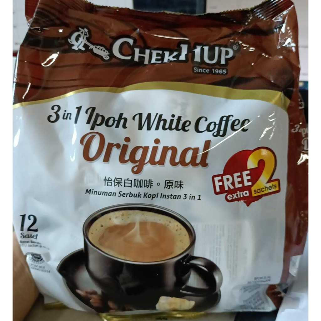 Chek Hup 3 in 1 Ipoh White Coffee Original 480g (12Sachet@40g) | Shopee Malaysia