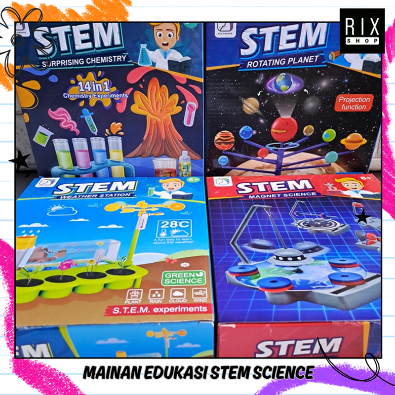 Rix Children's Educational Toys - STEM Surprising Chemistry 14in1 ...