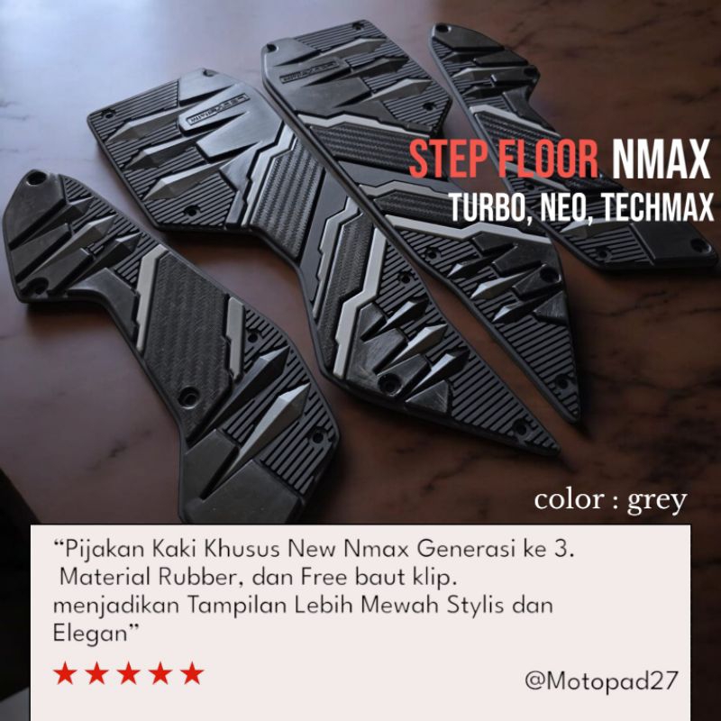 Motopad27 Footrest Carpet new nmax techmax nmax turbo nmax neo gen3 ...