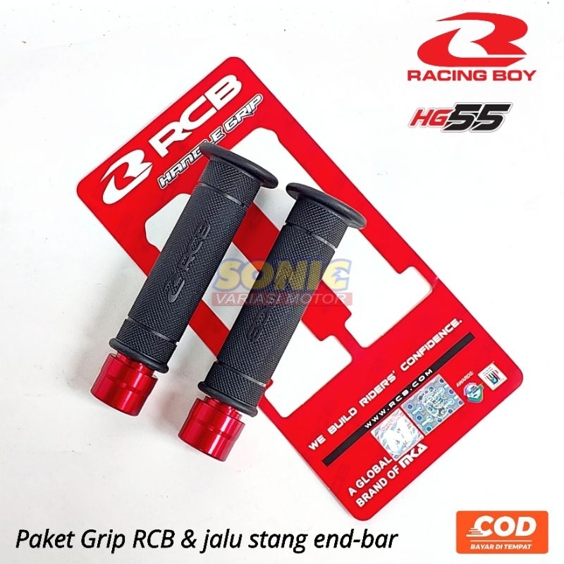 HANDGRIP RCB HG55 UNIVERSAL CNC HANDLEBAR TRACK PACKAGE RCB GRIP ...