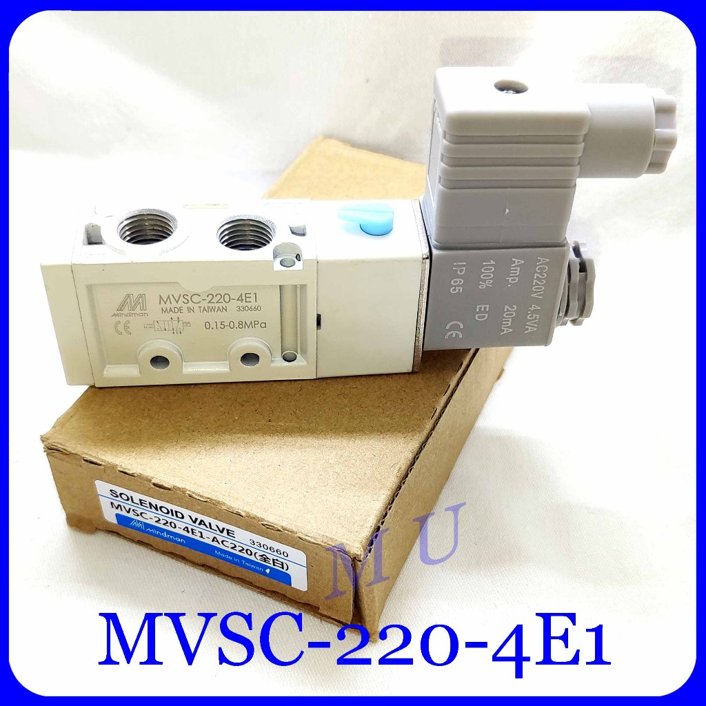MINDMAN MVSC-220-4E1 Pneumatic Solenoid Valve 5/s2 Way, Port 1/ 4 ...