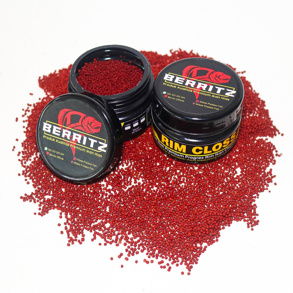 BERRITZ Rim Closs Fish Pellet Food Channa Progress Rim Limbata Andrao ...