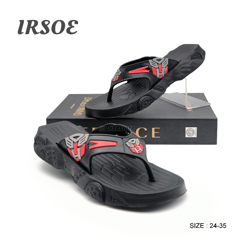 Irsoe Boys' Flip-flops Transformer Robot Characters Rubber Sandals for ...
