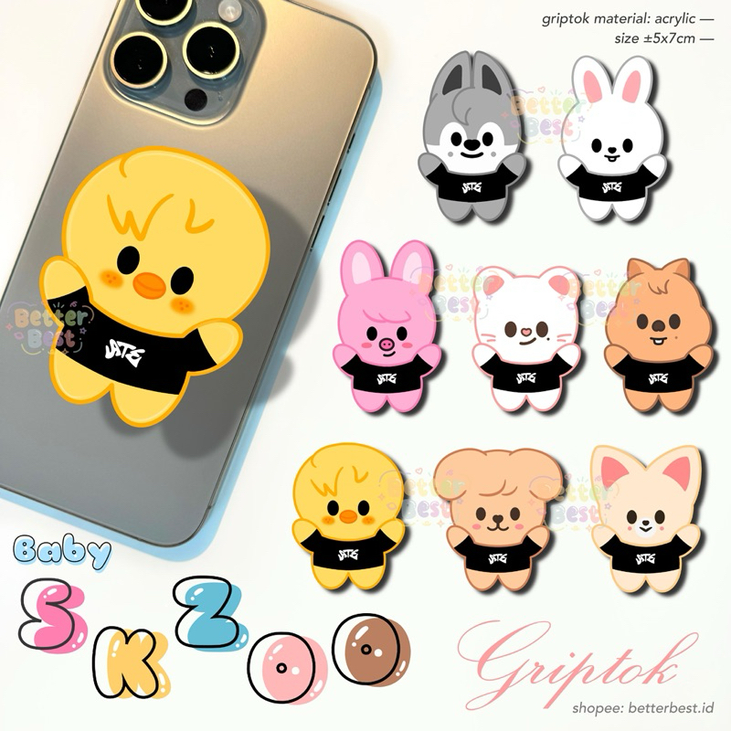 [MALAYSIA & Singapore ONLY] SCOT Stray Kids SKZ Griptok Pop Socket ...
