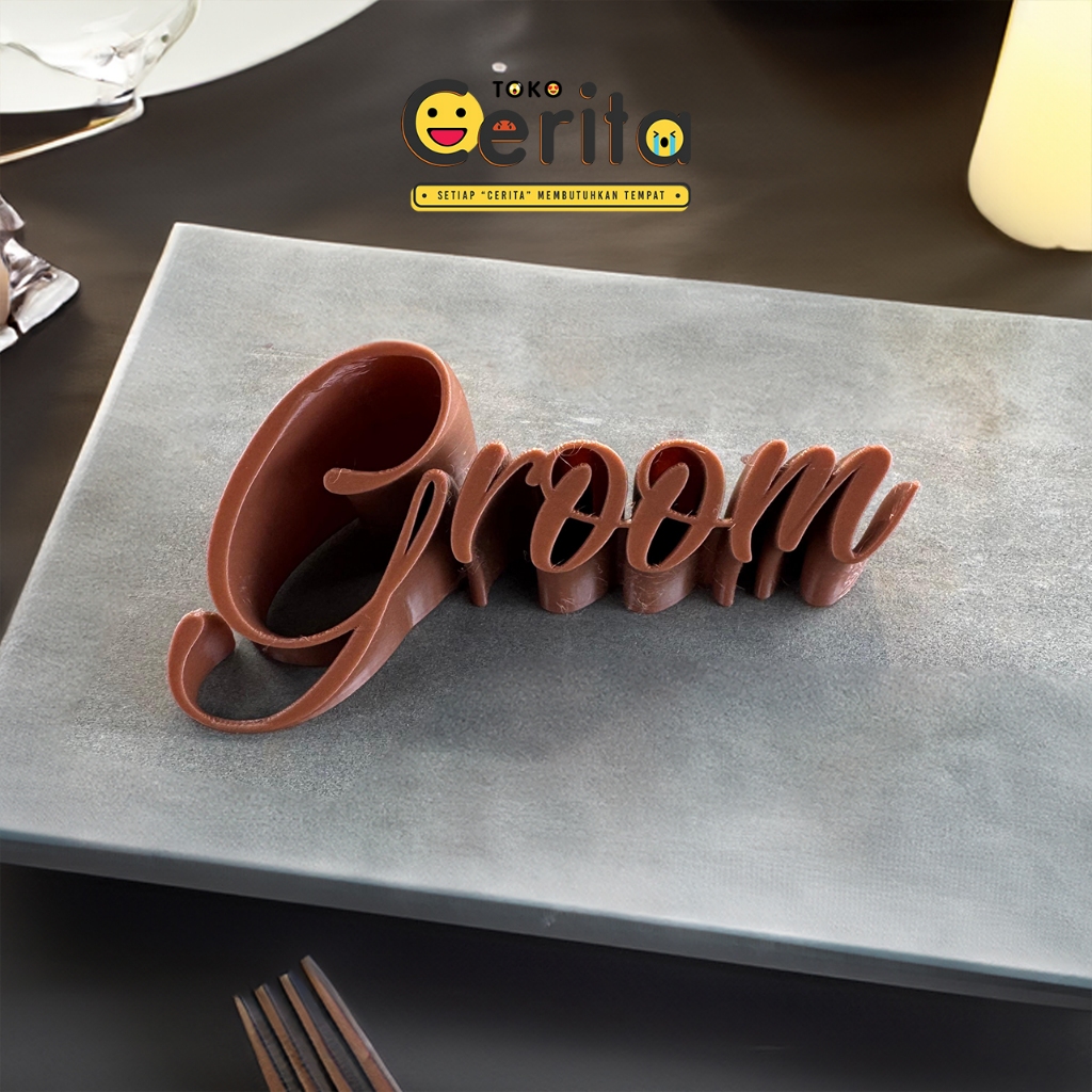 Elegance Nameplate - Personalized Table Name Display for Fine Dining ...