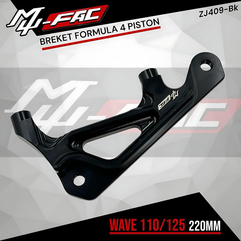 Mufac formula 4 piston Caliper Bracket Special motor wave 110 wave 125 ...