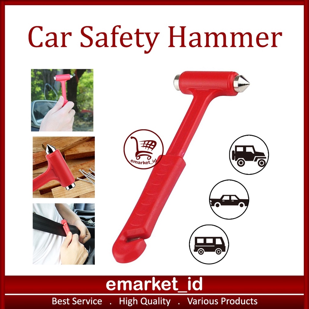 Car Safety Hammer Broken Glass Hammer Tool Emergency Bus Emergency ...