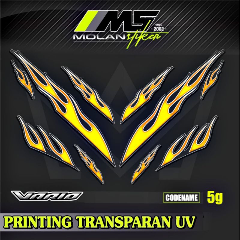 Decal Sticker Striping Variations Transparent Uv Vario 110 Old Api ...