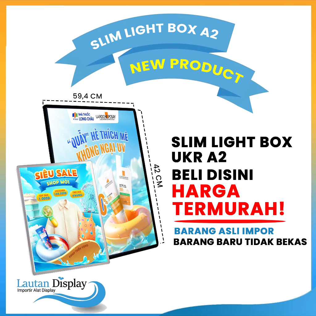 Slim Light Box Led Frame A2 Signboard Board Display Sign Board Menu ...